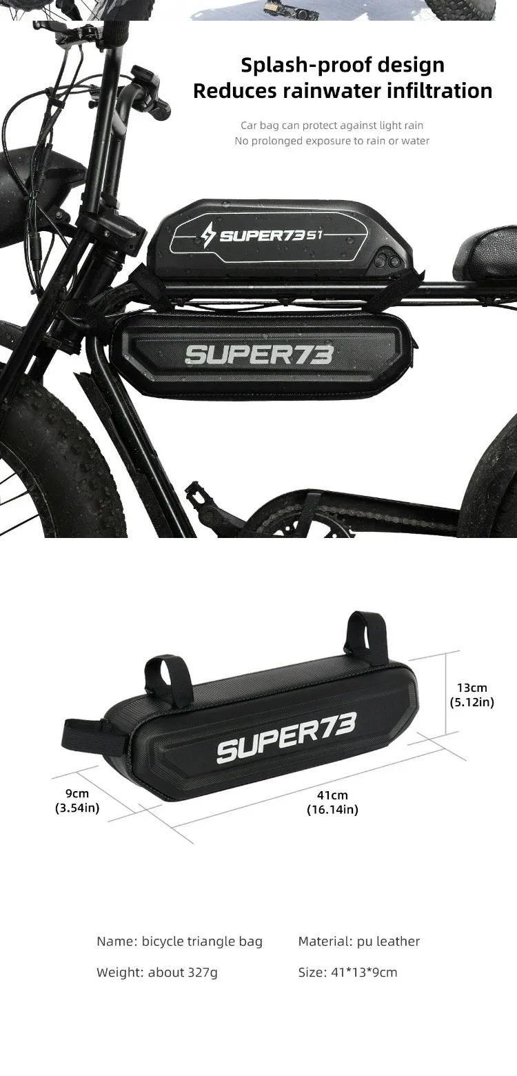 For MOTOPARTSFor Super73 Trailer Bag, Beam Bag, Cavalry Electric ...