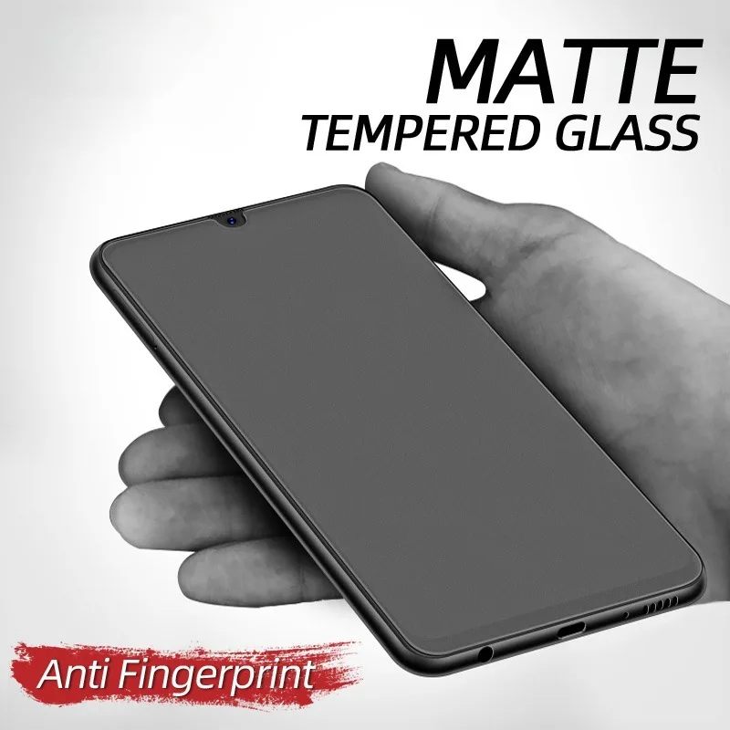 2Pcs-9D-Matte-Tempered-Glass-for-Samsung-S21-FE-A14-A13-A12-A23-A34-A54 ...