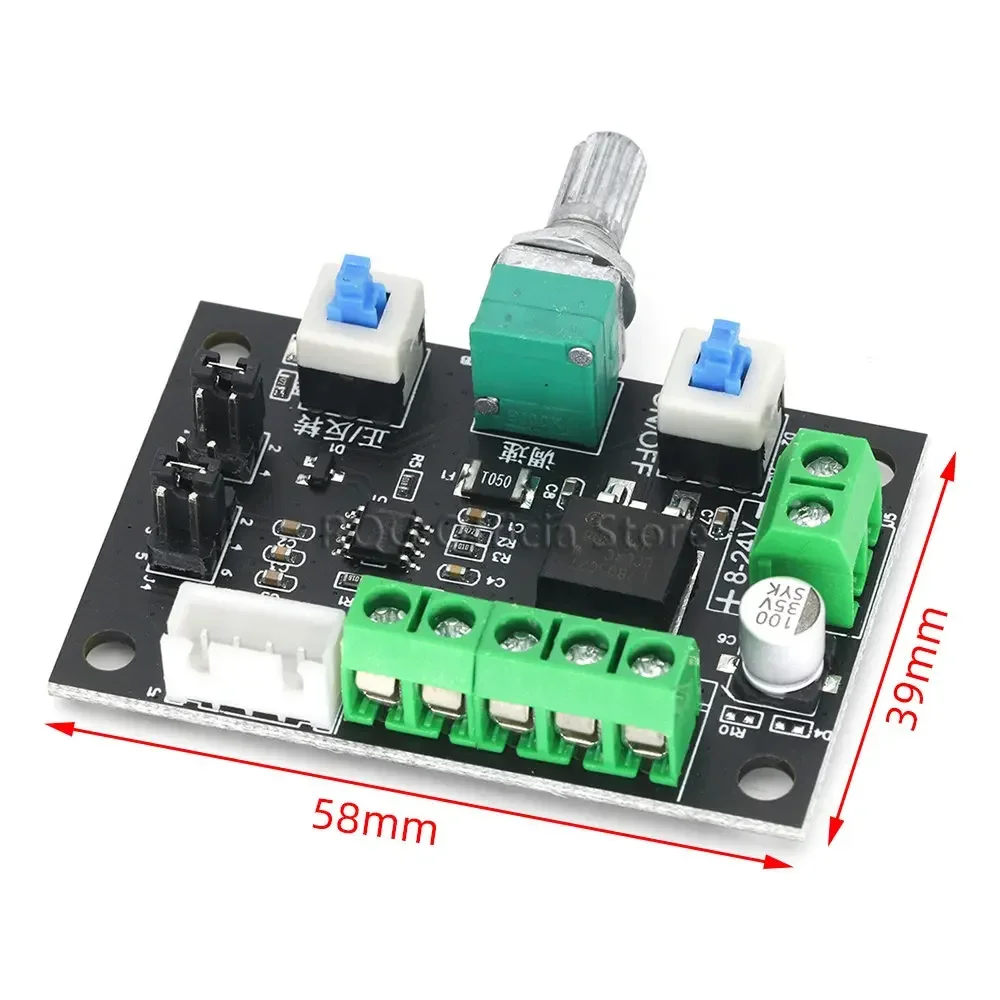 DC 12V 24V Stepper Motor Driver Controller Speed Regulator PWM Pulse ...