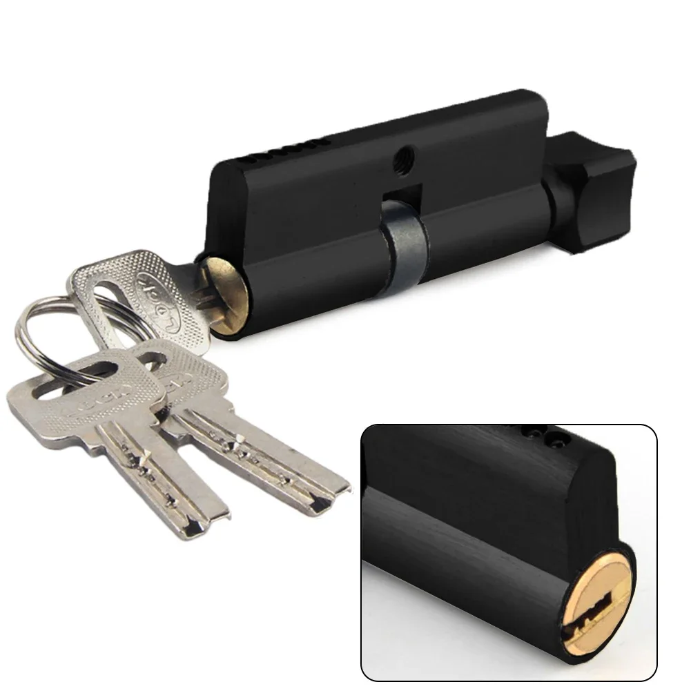 Door Lock Cylinder Thumb Turn Cylinder With 3 Keys Security Locks ...