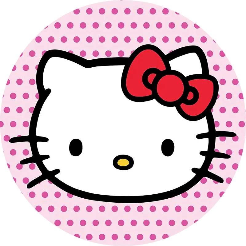 Hello Kitty Face Pink