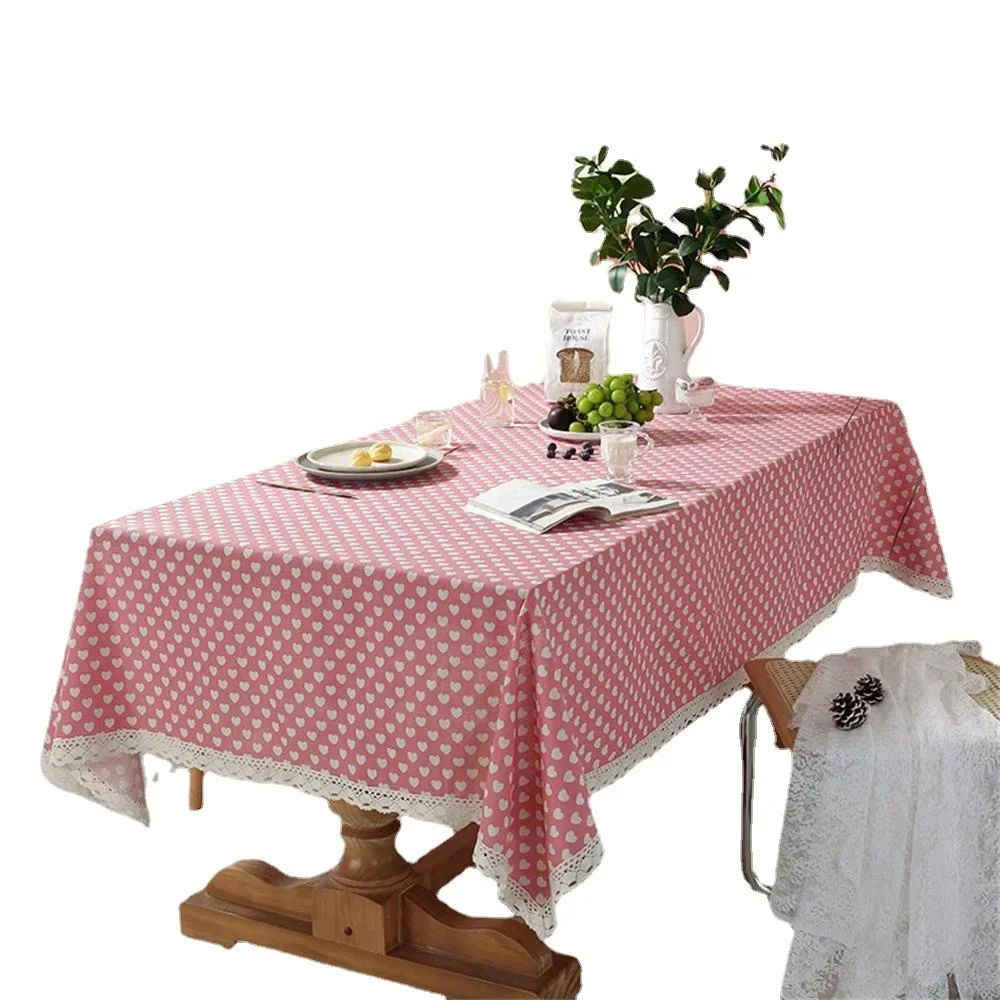 Anti-scratch-Vintage-Tablecloth-Cotton-Linen-Rectangular-Tea-Table ...