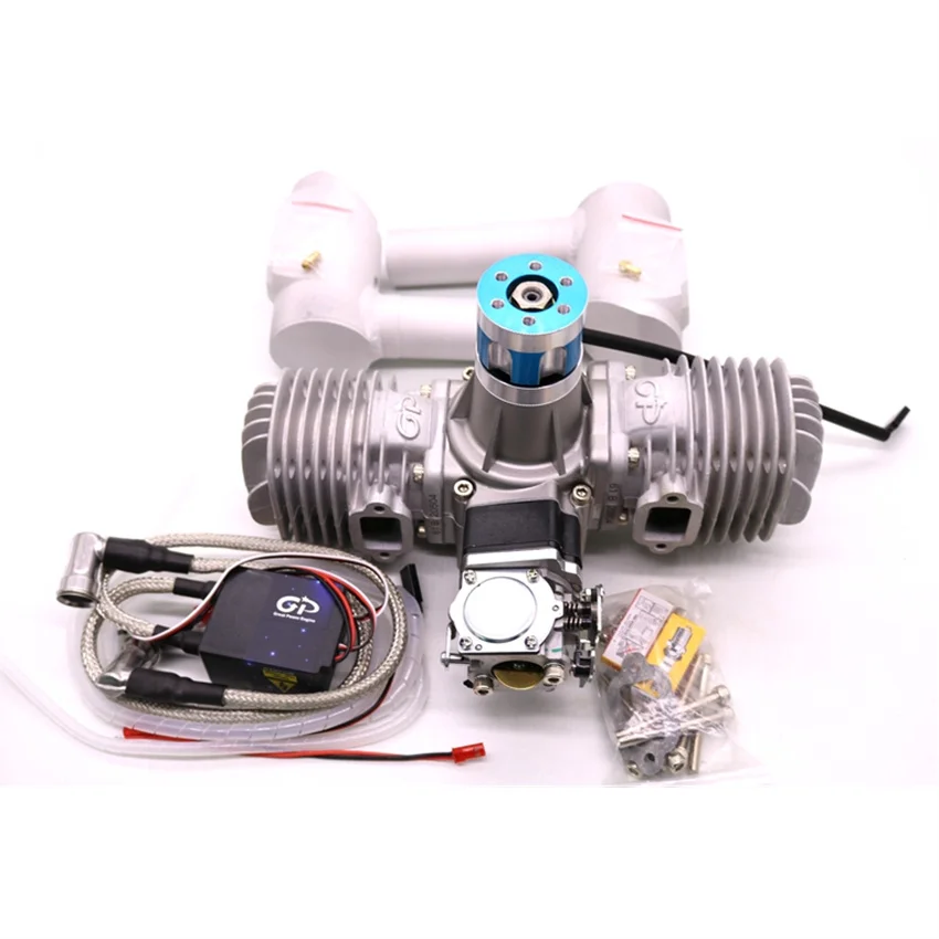 GP123-123CC-Two-Stroke-Two-Cylinder-Gasoline-Engine-For-Fixed-Wing ...