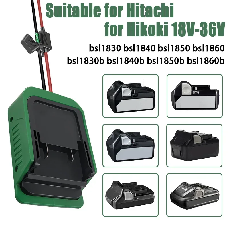 For-Hitachi-for-Hikoki-18V-36V-Battery-DIY-Adapter-Power-Wheels-with ...