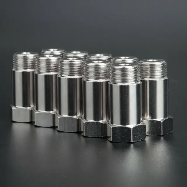 10pcs O2 Sensor Spacer Adapter – M18x1.5 CEL Eliminator (45mm Straight ...