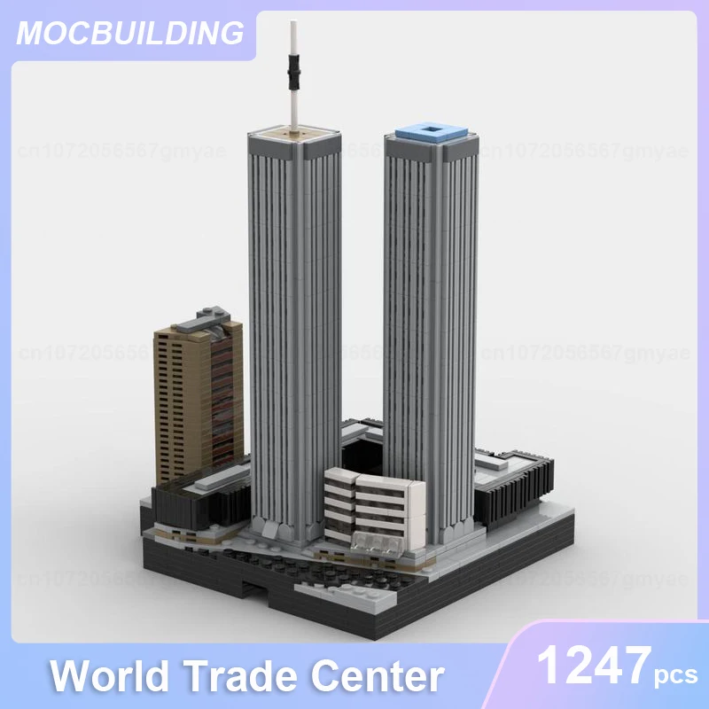 World-Trade-Center-1987-2001-Architecture-Model-MOC-Building-Blocks ...