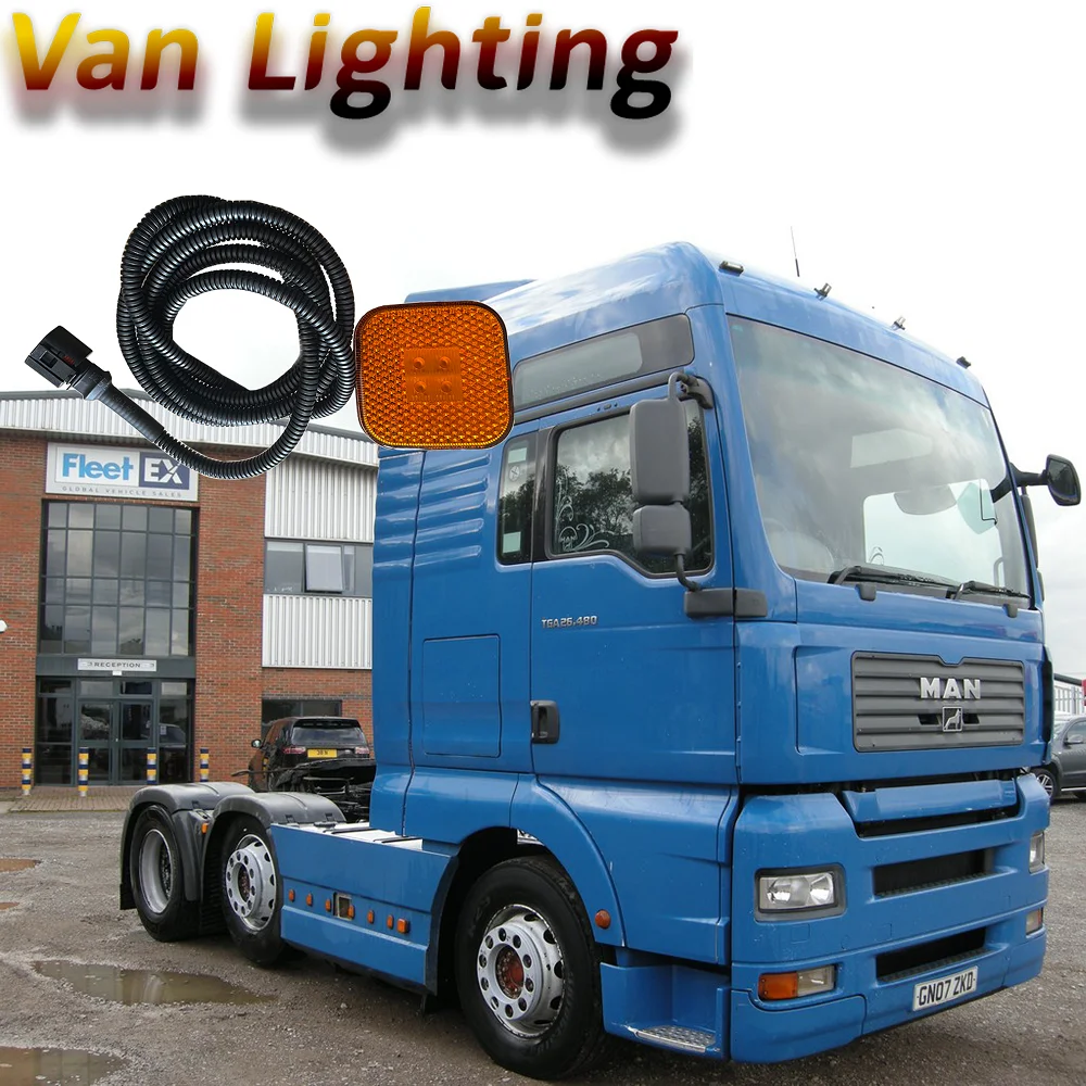 1PC 24V Truck LED Side Marker Lamp For MAN TGA TGX TGS Side Marker ...