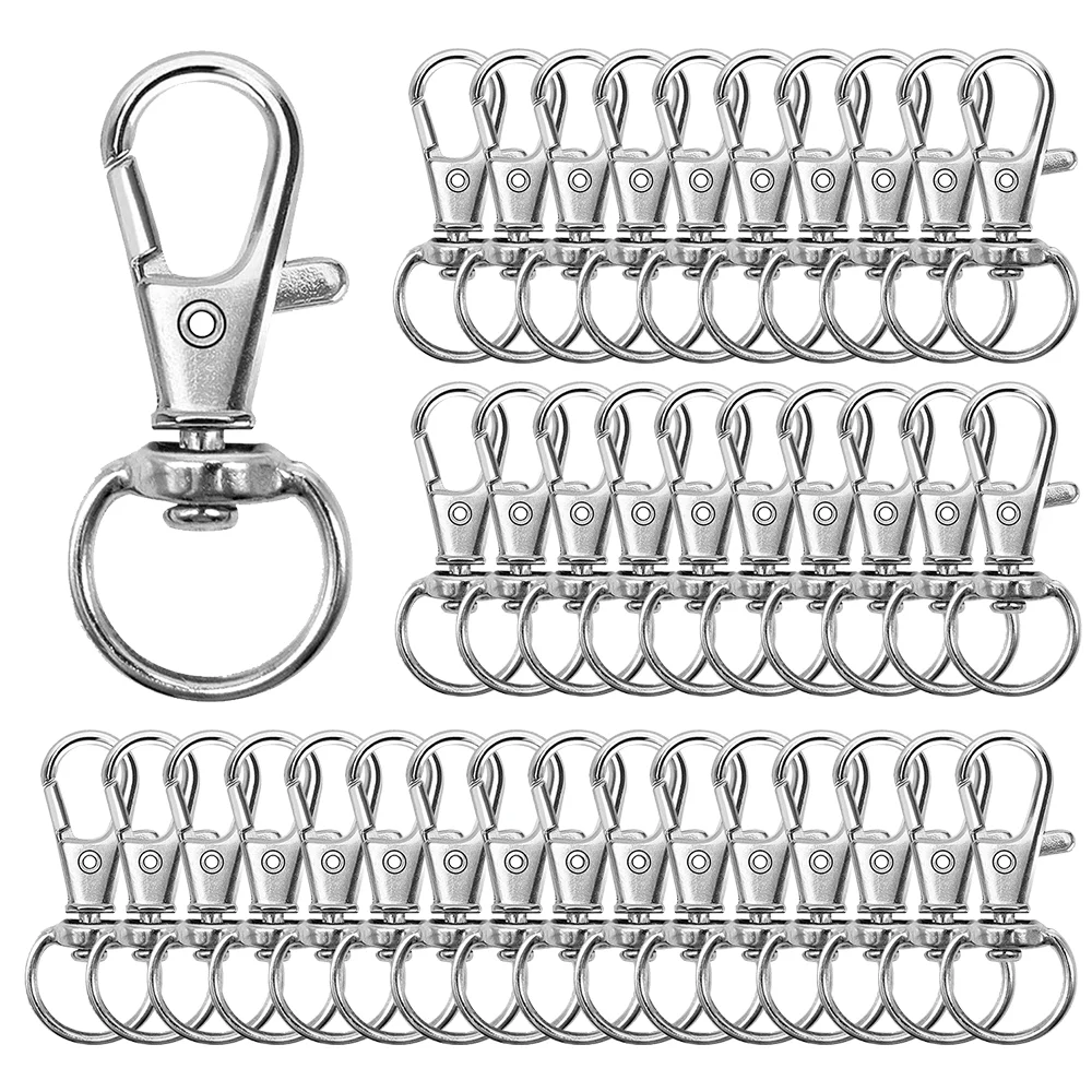 20Pcs-Key-Chain-Clip-Hooks-Swivel-Clasps-Lanyard-Snap-Hook-Lobster-Claw ...