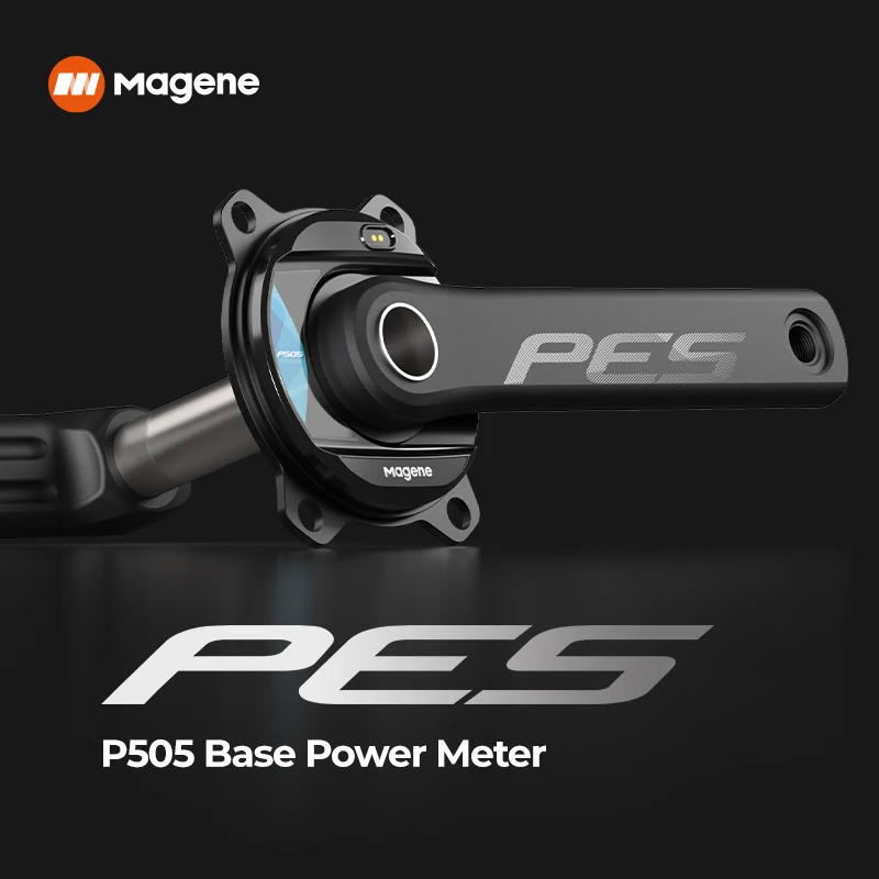 Magene PES용 베이스 바이크 파워 미터, P505, 4 볼트, 110BCD, 24mm 듀얼 사이드 페달 밸런스 앤트 케이 ...