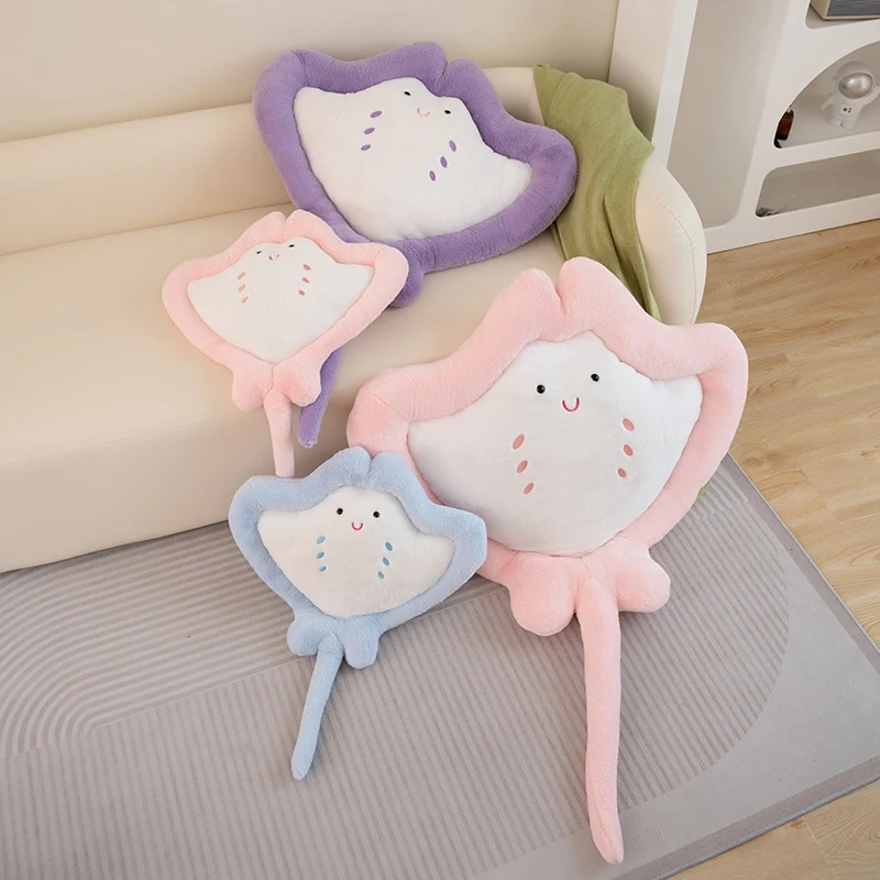 Kawaii-Manta-Ray-Plush-Toys-Japanese-Ray-Doll-Throw-Pillow-Soft-Stuffed ...