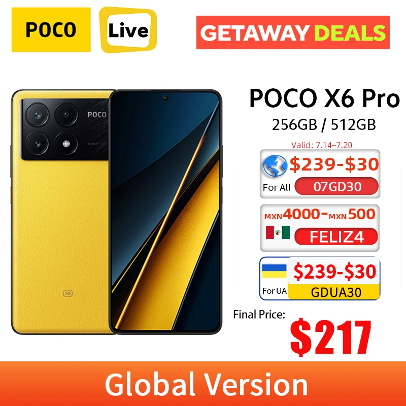 Global-Version-POCO-X6-Pro-5G-Cellphone-MTK-Dimensity-8300-Ultra-120Hz ...