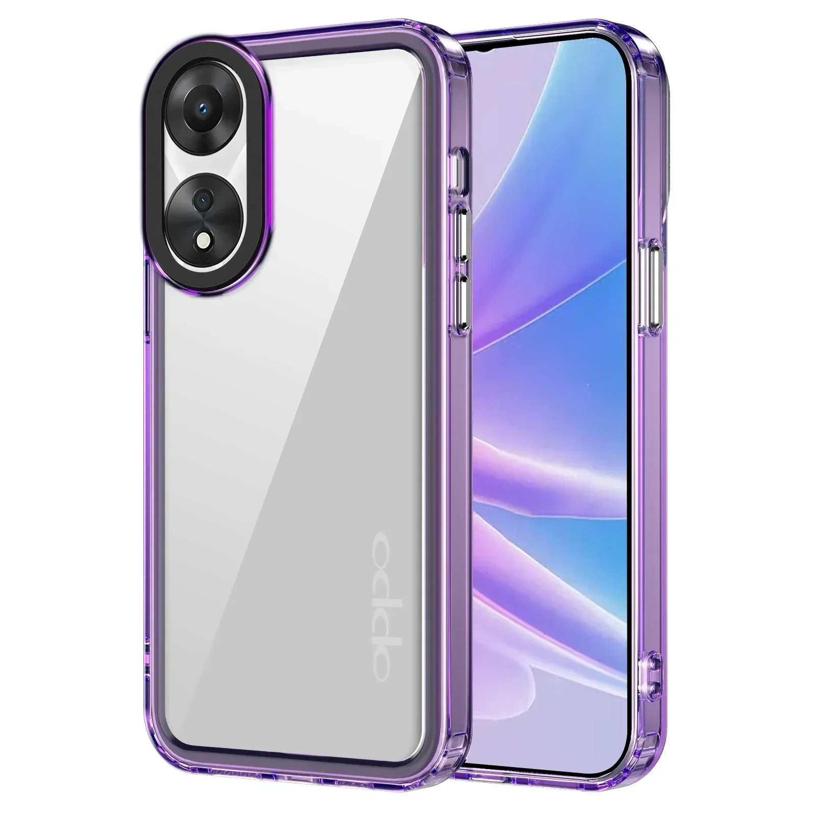 Luxury Acrylic Shockproof HD Clear Transparent Phone Case for Oppo A59 ...