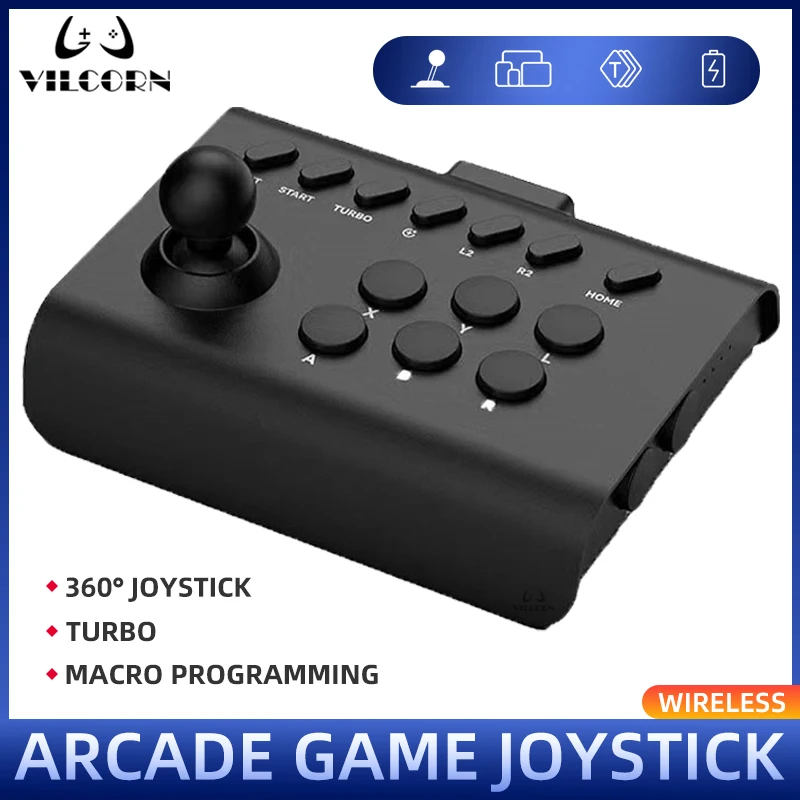 Arcade-Joystick-Wireless-Gaming-Controller-for-PC-Android-ios-Switch ...