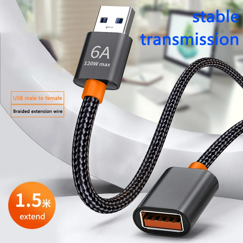 USB-2-0-Extension-Cable-Male-to-Female-Extender-Cable-Fast-Speed-USB-2 ...