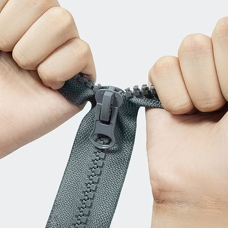 1PC-8-Resin-Zipper-Double-Slider-Two-Way-Long-Zip-Open-End-Garment ...