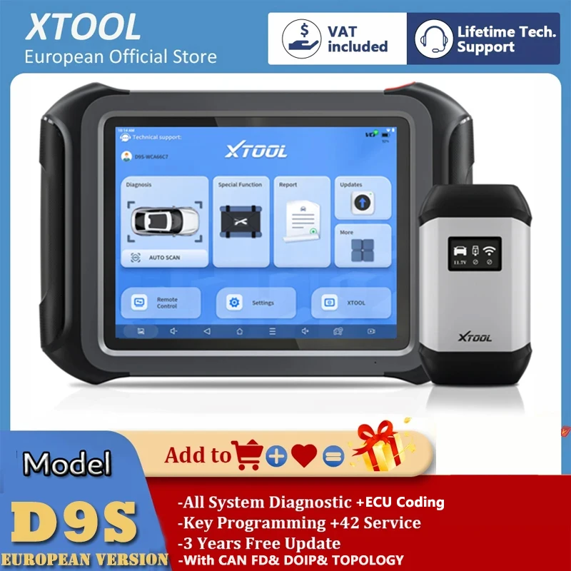 XTOOL-D9-D9S-Full-System-Automotive-Scan-Tool-Newest-Bi-Directional ...