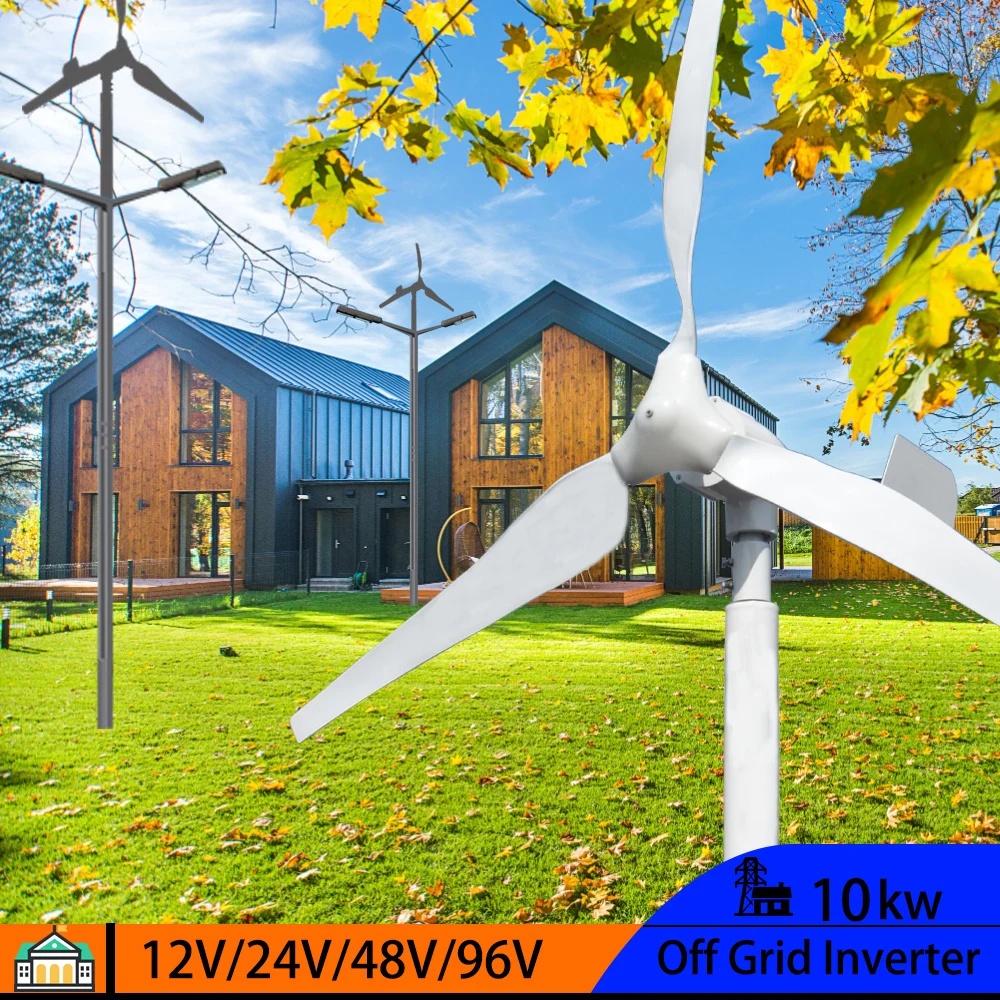 Horizontal-Axis-Wind-Turbine-48V-Alternative-Energy-Generator-220v-AC ...