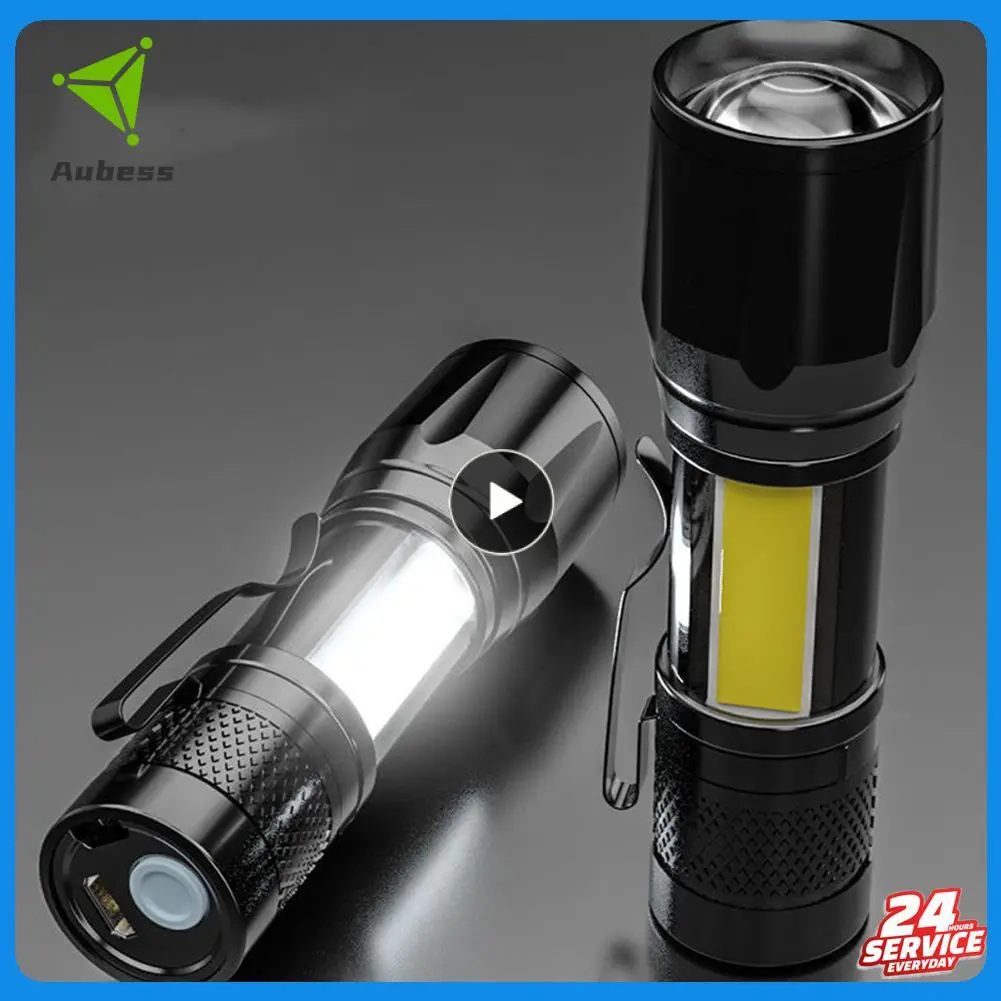 Mini-Torch-LED-Rechargeable-Flashlight-Portable-USB-Charging-Tactical ...