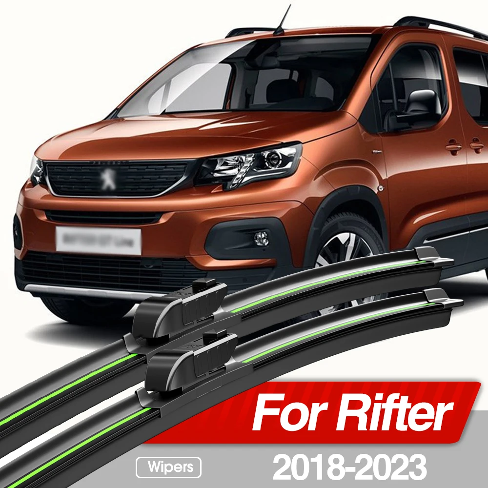 For-Peugeot-Rifter-2018-2023-Front-Windshield-Wiper-Blades-2pcs ...