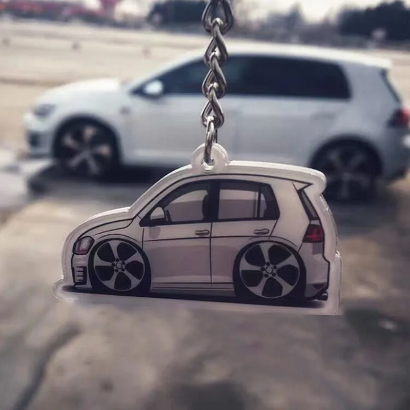 JDM-GOLF-4-6-7-8-CAR-Model-Keychain-Keyring-Key-Chain-Rubber-Key-Ring ...