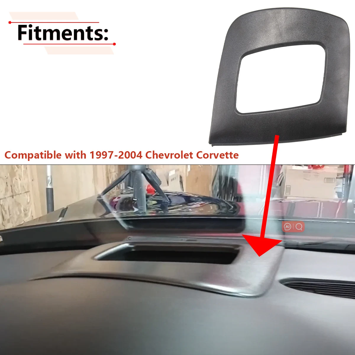 Heads-Up-Display-HUD-Cover-Trim-Bezel-For-Chery-Corvette-C5-1999-2000 ...