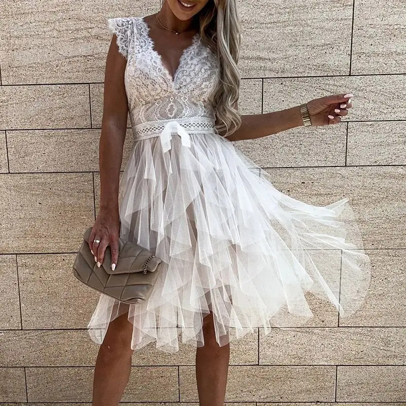 White Lace Dress Tumblr