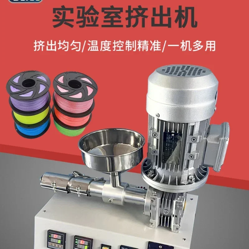 Machine miniature plastic extruder 3D printing line for rubber powder ...