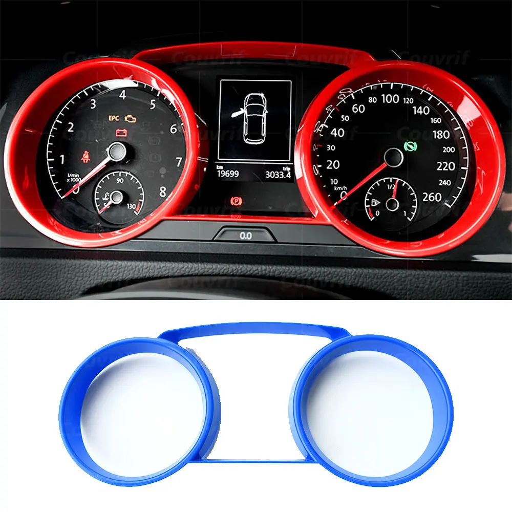 Car Cover Stickers Meter Hood Dashboard Ring Cover Styling Mouldings ...