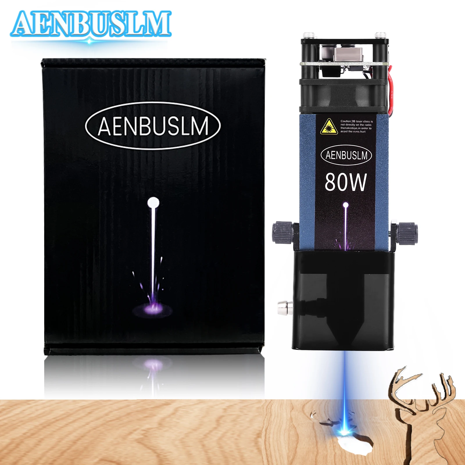 AENBUSLM-80W-Laser-Engraving-Head-Laser-Module-Fixed-Focal-Length-High ...