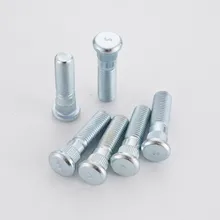 Car Wheel Bolts M12x1.5 49mm/43mm Length Wheel Studs M12 threads and a ...