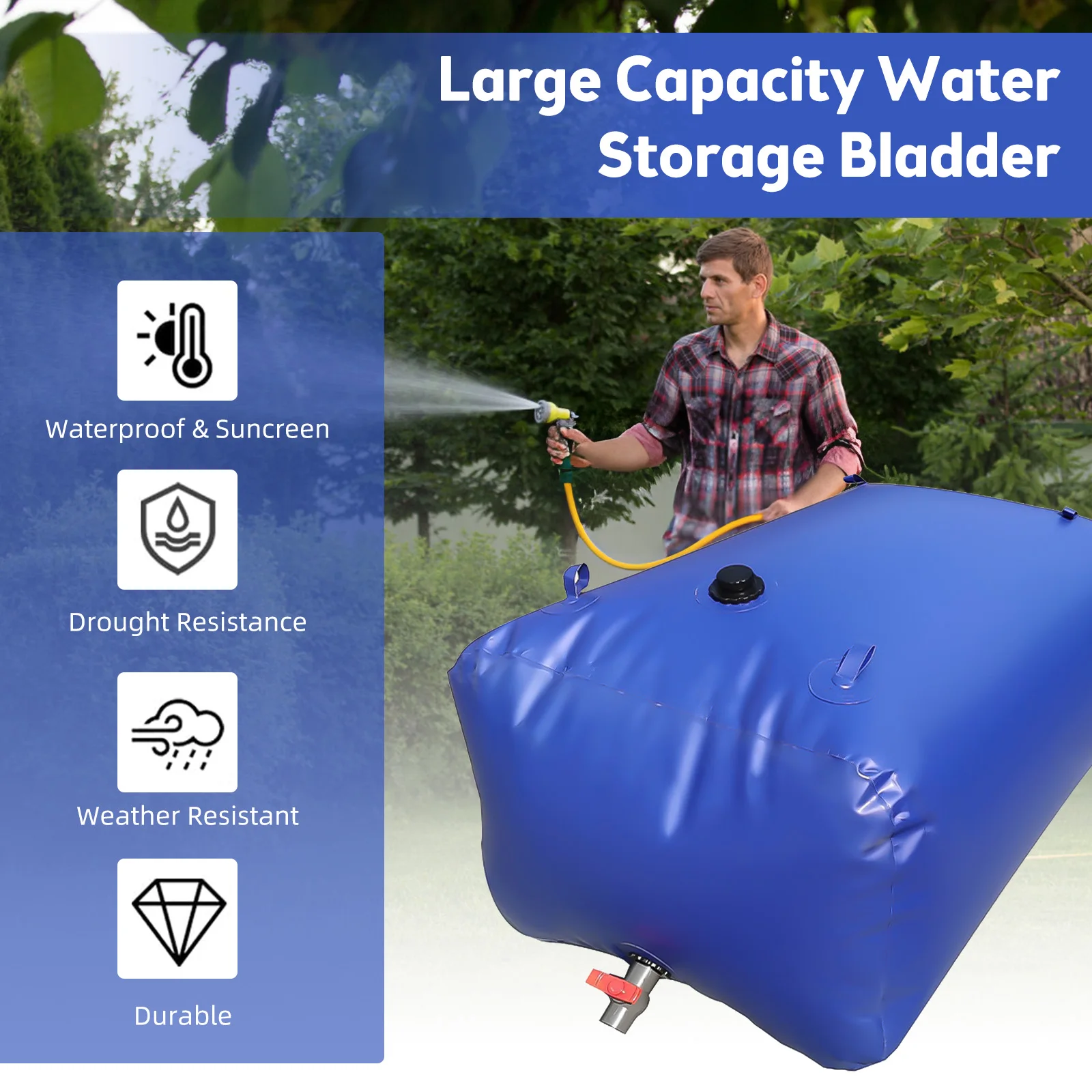 Large-Capacity-Water-Storage-Bladder-50L-13-21Gal-Foldable-Water-Tank ...