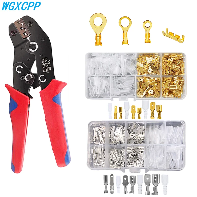 Box-Packed-Terminal-Crimp-Feminino-e-Masculino-Cabo-Conector-El-trico ...
