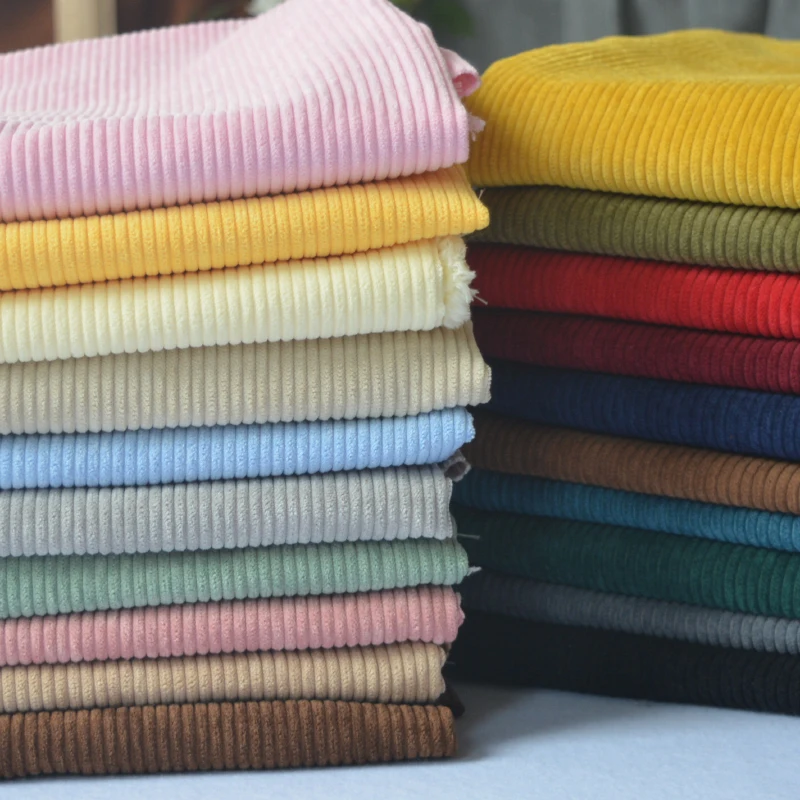 150x50cm-Solid-Color-Striped-Corduroy-Fabric-For-Spring-And-Autumn-Coat ...