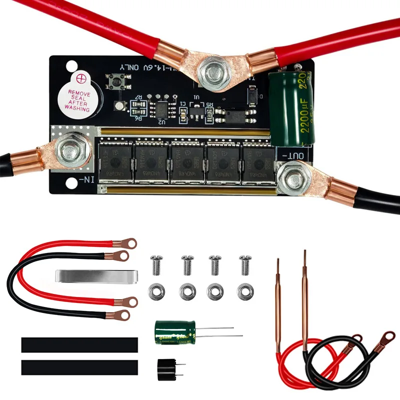 DIY Portable 12V Battery Energy Storage Spot Welding Machine PCB ...