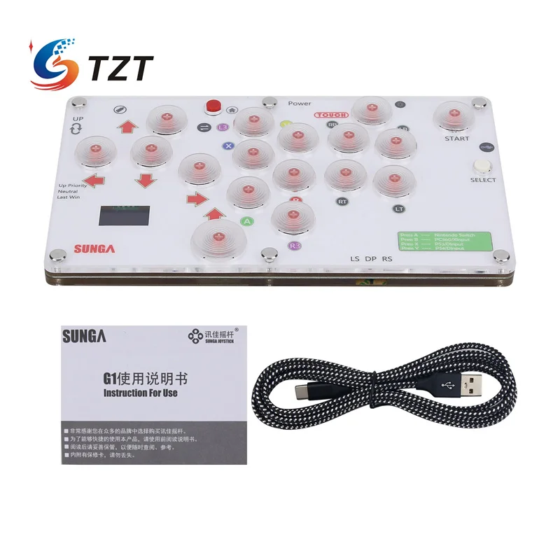 TZT-SUNGA-17-Botton-Mini-Arcade-Controller-Fight-Stick-Gaming ...