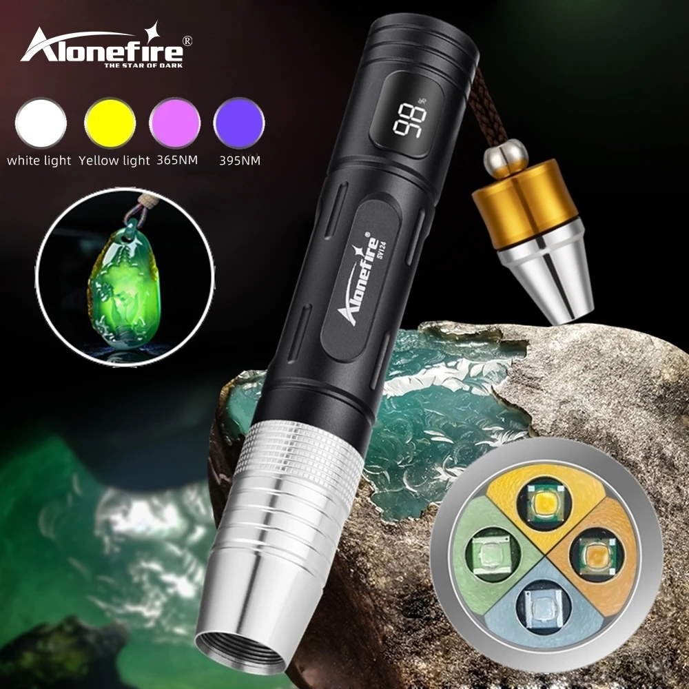 Jade Detector Light 4Modes 365nm Rechargeable Emerald Jewelry Gems ...