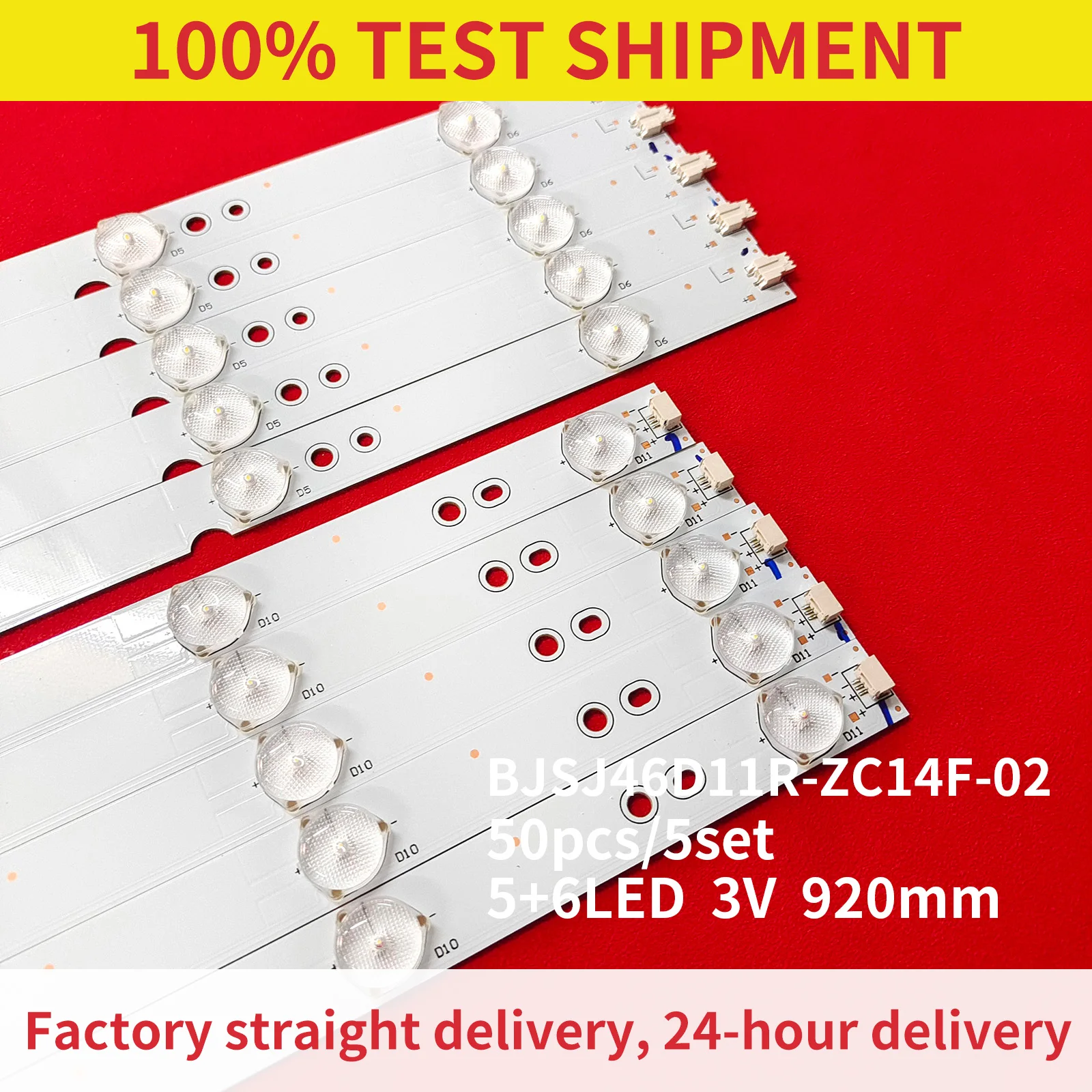 Juego-de-3-tiras-LED-de-retroiluminaci-n-accesorio-para-BJSJ46D11R ...