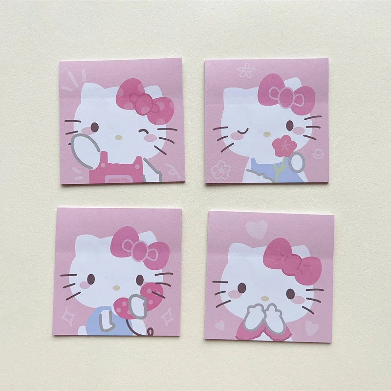 80Pcs-Bag-Cute-Sanrio-Note-Hello-Kitty-Sticky-Notes-Cartoon-Kuromi ...