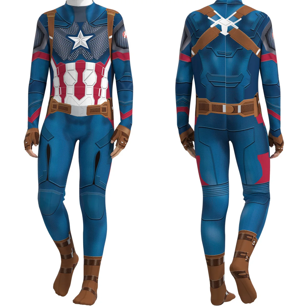 Captain America Costume Adult