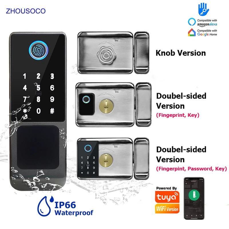 Outdoor-Waterproof-Ttlock-Or-Tuya-Wifi-Smart-Lock-Double-sided ...