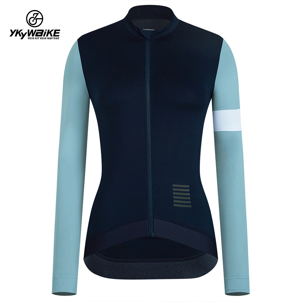 YKYWBIKE Jersey de Ciclismo de manga larga para mujer, ropa transpirable de secado rápido para ...