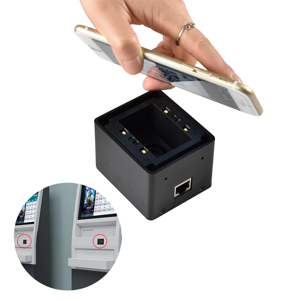 Escáner QR de largo alcance RD4500L para estacionamiento/estación de peaje de alta velocidad ...