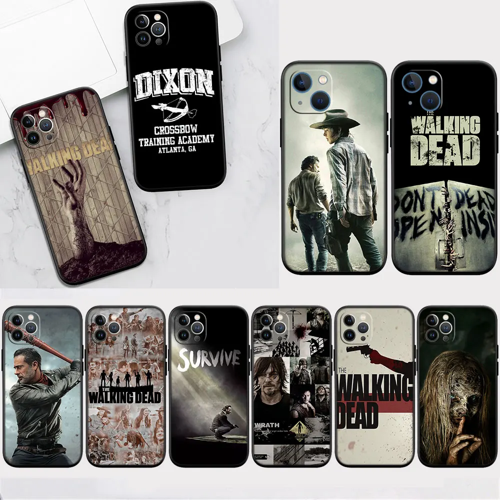 ZJ94-TWD-the-walking-dead-Soft-Silicone-Case-for-iPhone-15-14-13-12-11 ...