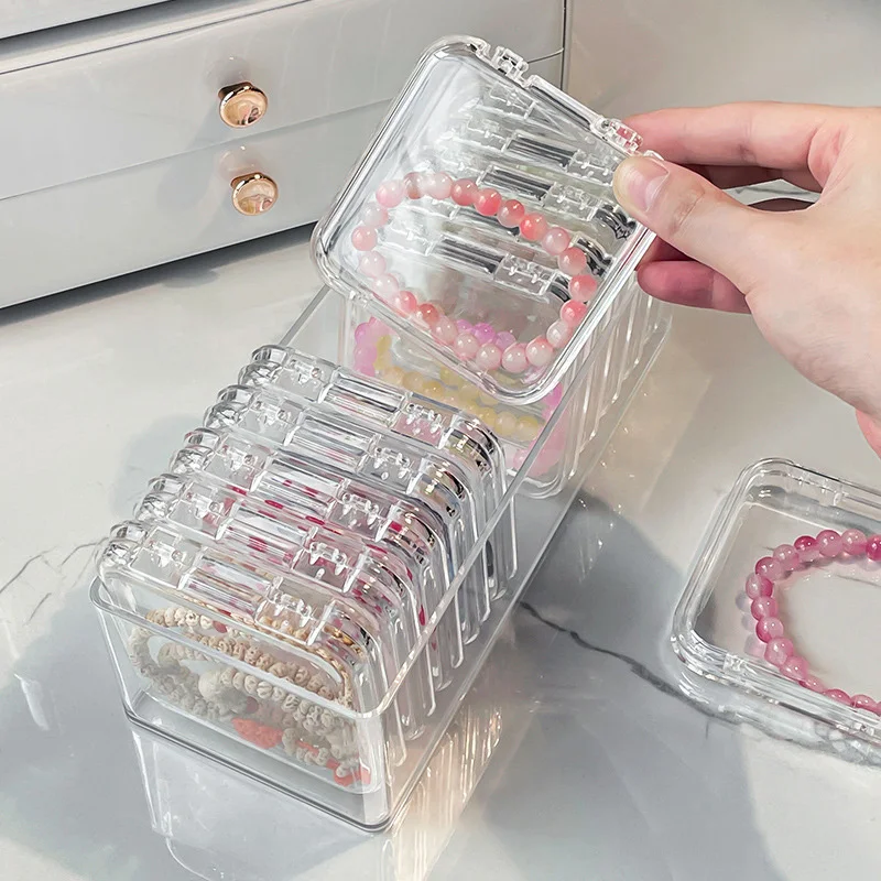 Transparent Acrylic Storage Box Peripheral Badge Organizer Case ...