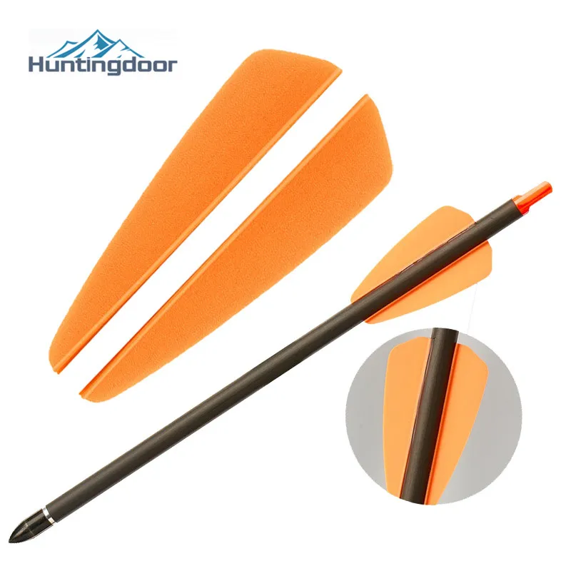 50-100pcs-2-TPU-Feathers-Plastic-Arrow-Feathers-Red-Orange-Black-Fit ...