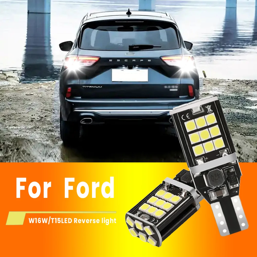 2x-For-Ford-Escape-2017-2018-2020-2012-2013-2014-2022-2015-LED-Backup ...