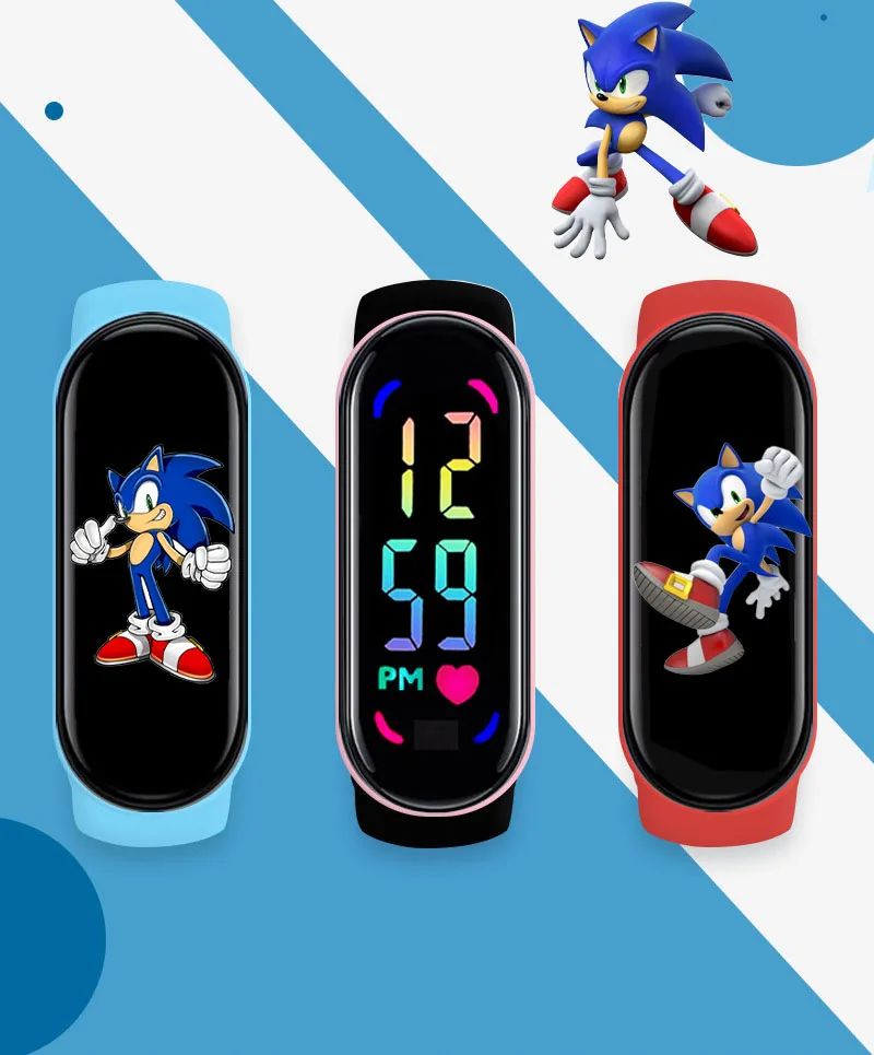 Sonic-Watches-figuras-de-acci-n-Amy-Rose-Shadow-pulsera-deportiva-para ...