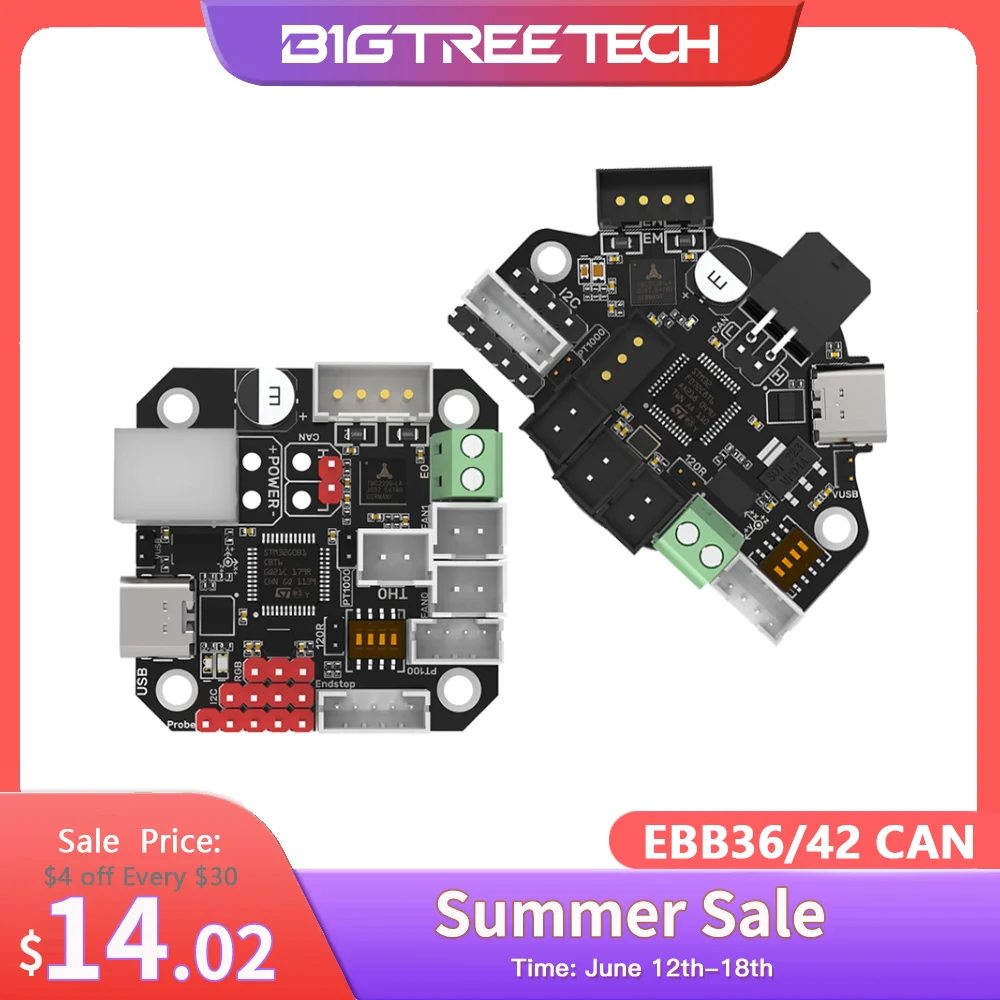 BIGTREETECH-EBB36-BTT-EBB42-CAN-Adapter-Board-Voron-Canbus-3D-Printer ...