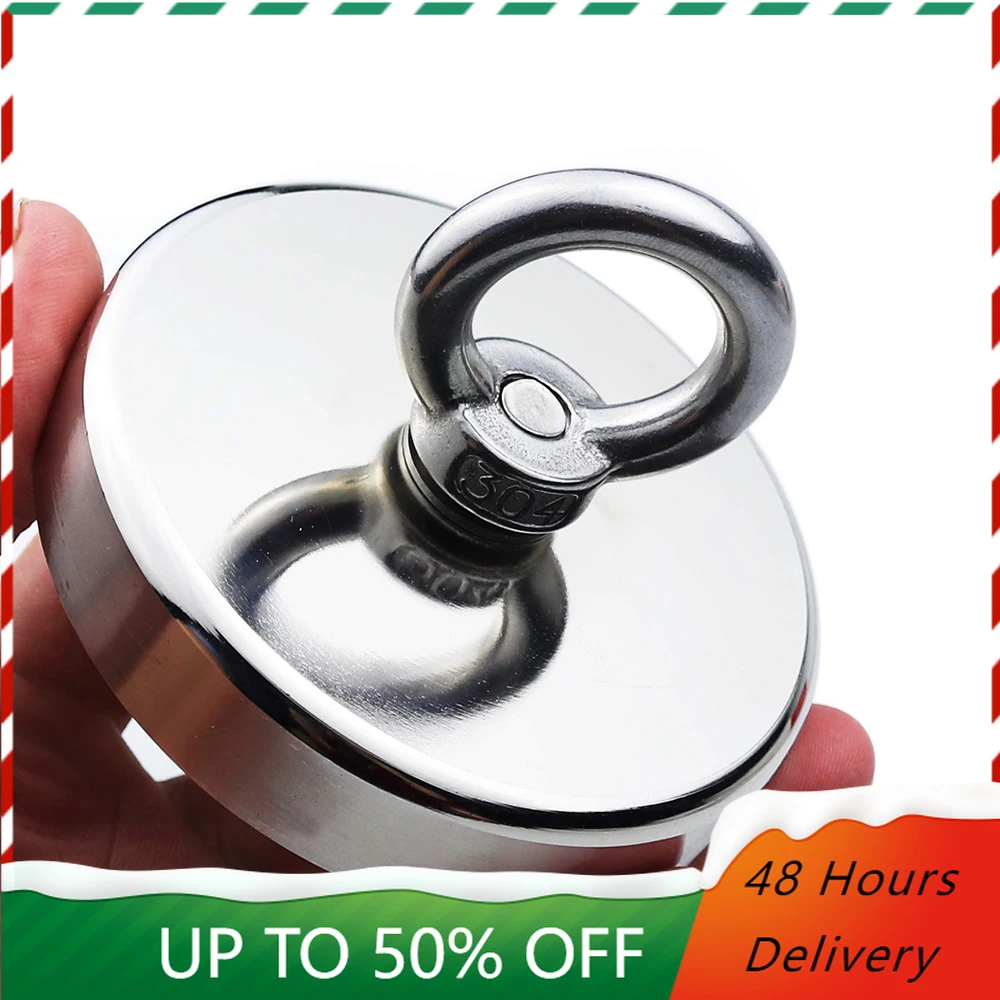 Super-Forte-Neod-mio-m-s-Gancho-Iman-Ima-Magnetic-Fishing-Magnet-com ...