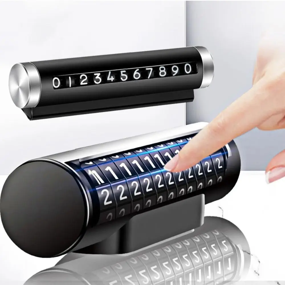 Phone-Number-Plate-Roller-Adjustment-Colorful-Metal-Aluminum-Car ...